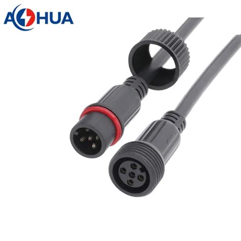 Electrical Sensor Male Female Waterproof 5pin Big Power M23 Wire Cable