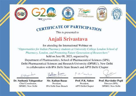 Anjali Srivastava On Linkedin Grateful To Attend An International