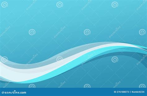 Green Wave Curve Lines Abstract Background For Artwork Design Stock Illustration Illustration