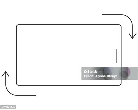 Rotate Mobile Phone Icon Rotation Symbol With Arrows Set Turn Device Screen Ui Button Web Or App