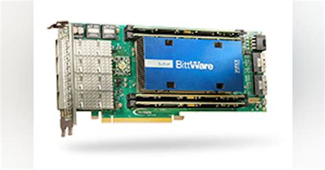 Bittware Fpga Partner Program Speeds Ai Into Hpc Network Sensor Processing Designs Cabling