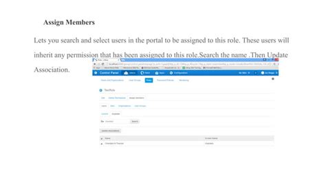 roles and permissions liferay developer ppt