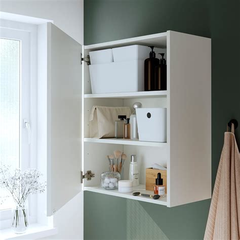 Enhet Wall Cabinet With Door White 60x32x75 Cm Ikea Uk