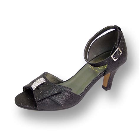Floral Elisa Womens Wide Width Evening Dress Shoes For Wedding Prom