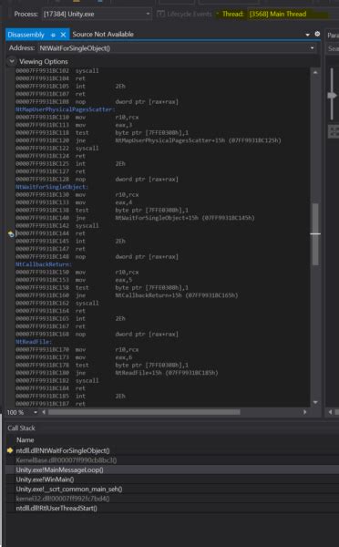 How To Debug Unity With A Native Debugger Using Mixed C And C Stack Seba S Lab