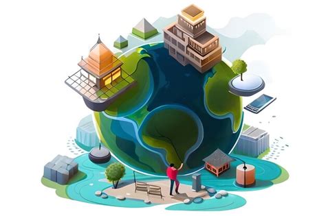 Premium Ai Image Global Environmental Issue