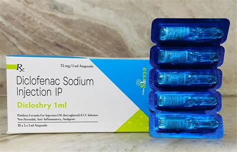 Diclofenac Sodium Injection 75 Mg At ₹ 130 Box In Dadri Id 2851744810912
