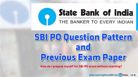 SBI PO Question Pattern And Previous Exam Paper How Do I Prepare Myself For SBI PO Exam Without
