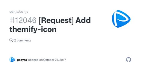 Request Add Themify Icon · Issue 12046 · Cdnjscdnjs · Github