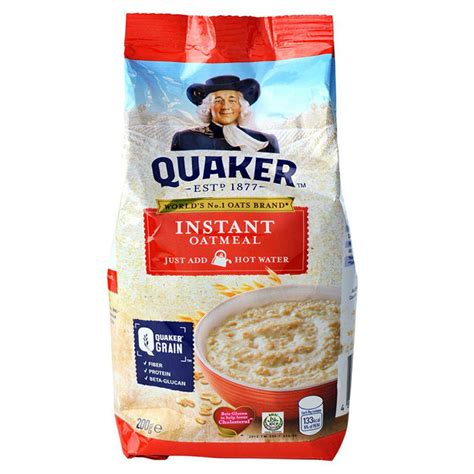 Quaker Oats Instant Oatmeal 200g Lazada Ph