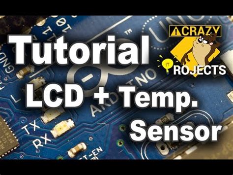 Arduino Tutorial LCD Temperature Sensor YouTube