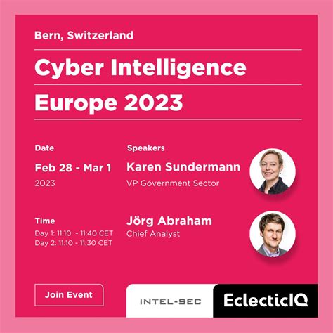 Eclecticiq On Linkedin Secops Cyberintelligenceeurope2023 Cybersecurity Infosec Secinfo