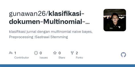 github gunawan26 klasifikasi dokumen multinomial naive bayes python