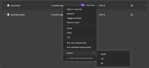 export datalore documentation
