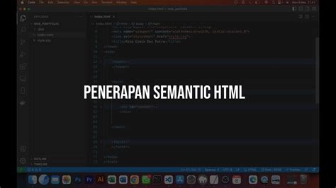 Penerapan Semantic Html Youtube