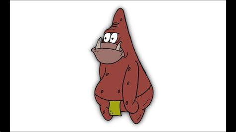 Cara Menggambar Patrick Star Zaman Purba Spongebob Squarepants Youtube