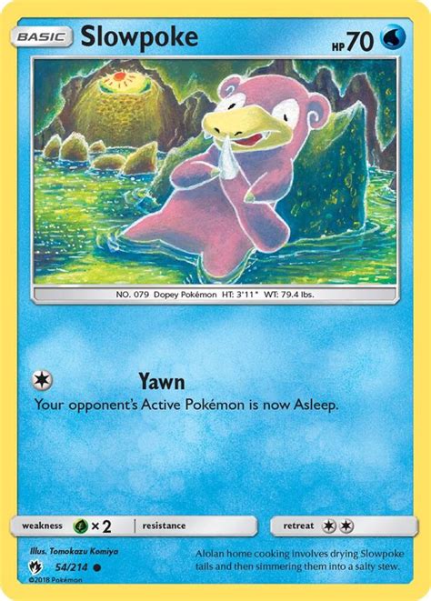 Slowpoke Sm Lost Thunder Pokemon