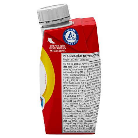 Bebida Láctea Excellence 200ml 23 Vitaminas Piracanjuba Drogaria Rosário