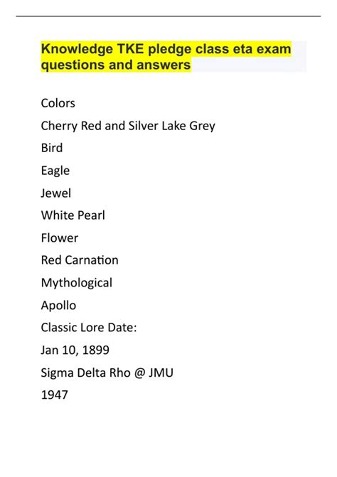 Knowledge Tke Pledge Class Eta Exam Questions And Answers Eta Cpp