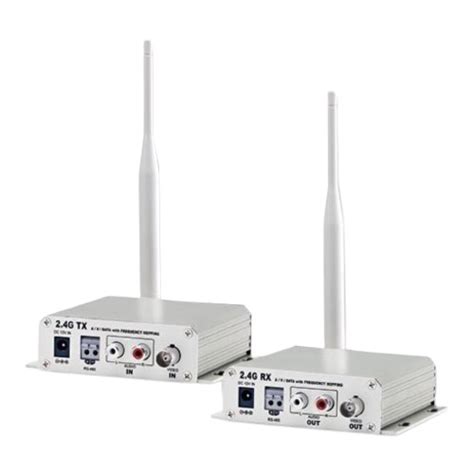 2 4ghz Digital Wireless Audio Video Rs485 Transmitter Receiver