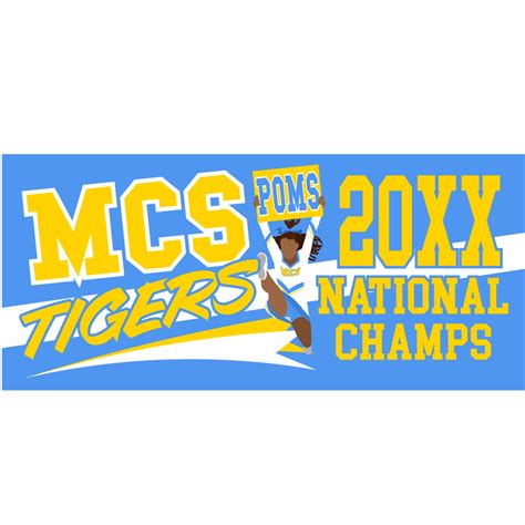 Parade Banners Mighty Cheer Signs