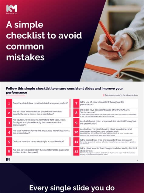 A Simple Checklist To Avoid Common Mistakes Pdf Letter Case