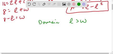 solved find a formula for the described function a rectangle has a