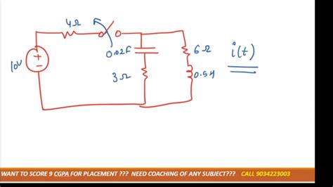 Lec 13 Udunderdampedproblem Based On Second Order Rlc Transient