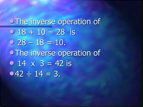 PPT Inverse Operations Learning Addition Subtraction Multiplication Division PowerPoint