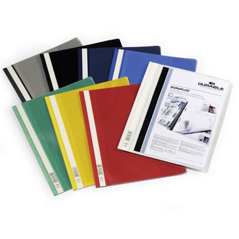 Папка-скоросшиватель для документов Durable Duraplus, с прозрачной ...
