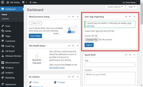 Github Umdeveloperaum User Tags Import A Widget For Importing User