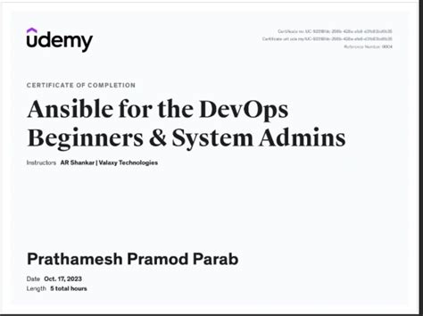 Prathamesh Parab On Linkedin Devops Linux Ansible Upskilling
