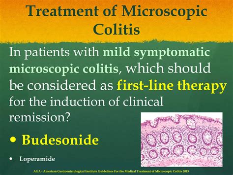 Medical Treatment Of Microscopic Colitis Ppt