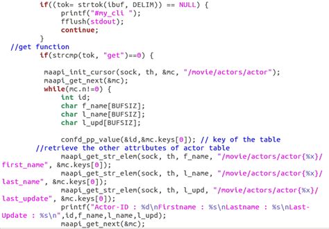 compilation of c application file for performing transactions general