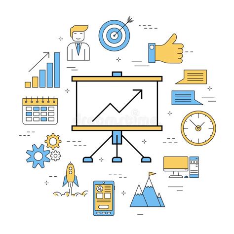 Round Linear Concept Of Dbms Stock Vector Illustration Of Design Admin 98958295