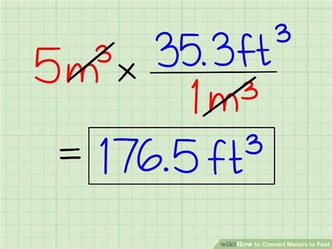 Ways To Convert Meters To Feet Wikihow