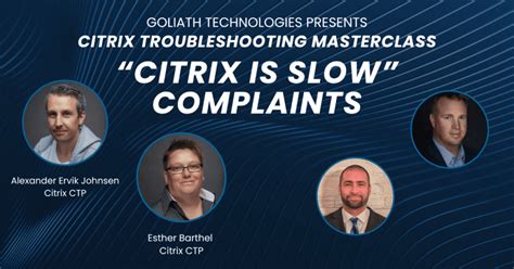 On Demand Webinar Troubleshoot “citrix Is Slow” Complaints And Prove It