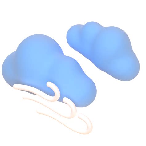 Cloudy In 3d Render For Graphic Asset Web Presentation Or Other
