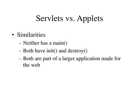 Ppt Servlet Overview Powerpoint Presentation Free Download Id
