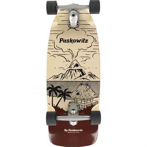 Hamboards Paskowitz Hut Island 30 Surfskate Cruiser Longboard