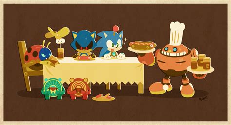 Metal Sonic Egg Pawn Egg Pawn Moto Bug Butterdroid And 3 More Sonic And 4 More Drawn By