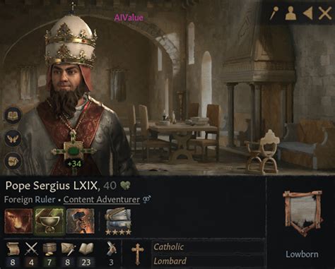 Pope Sergius The 69th Rcrusaderkings