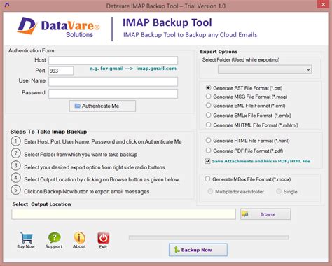 save imap emails to pst file an easy and detailed guide