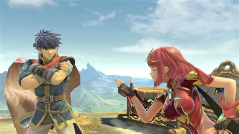 Pyra Blows Ike A Kiss Super Smash Brothers Ultimate Know Your Meme