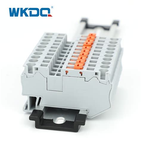 China JST 4 MT Knife Disconnect Screwless Terminal Block Suppliers Manufacturers Factory