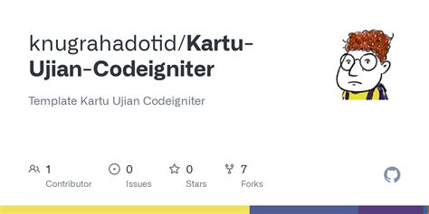 github knugrahadotid kartu ujian codeigniter template kartu ujian