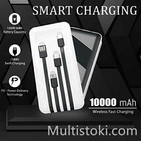 Преносима батерия за телефон KLGO 10000 mAh, Fast charge