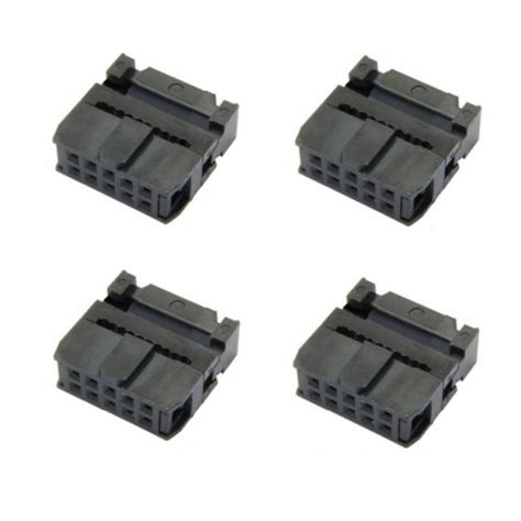 Idc Connector 10 Way 2x5 Female 4 Pack Micro Robotics