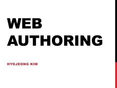 ppt web authoring powerpoint presentation free download id 1626139