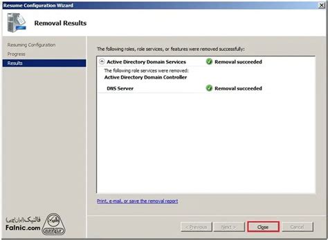 آموزش حذف کامل دامین کنترلر Dc از اکتیو دایرکتوری فالنیک